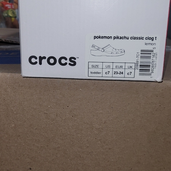 CROCS | Shoes | Crocs Pokemon Pikachu Classic Clog 298897c Lemon Size ...